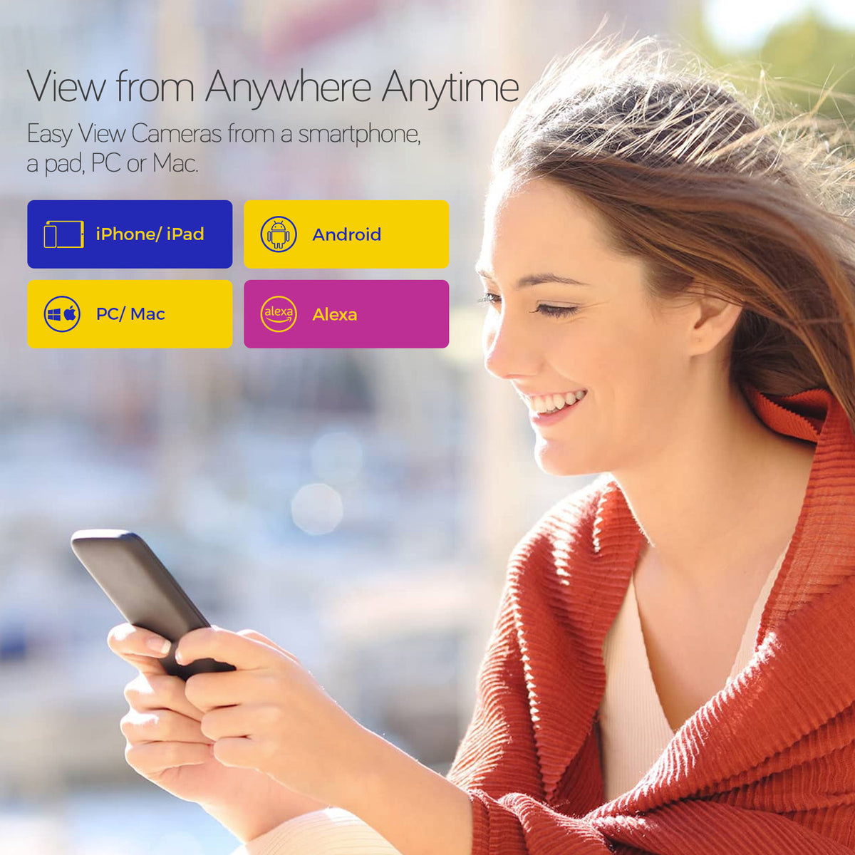 xmartO 4MP QHD WiFi6 Dual-Band Wireless Solar-Powered Indoor & Outdoor – XMARTO HOME SECURITY