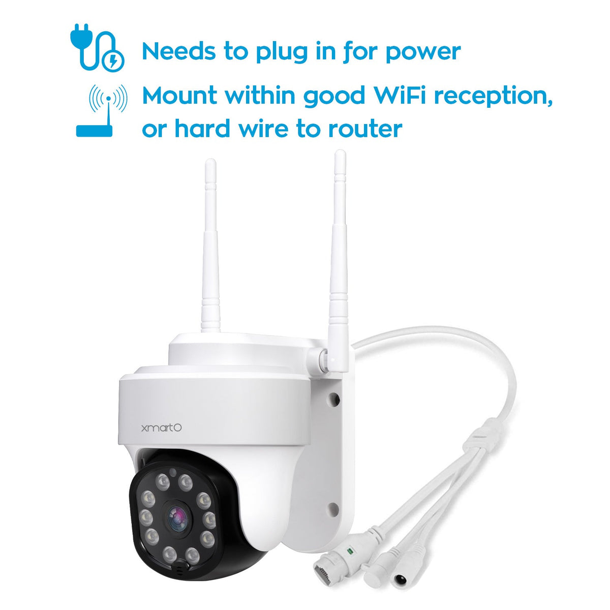 [Auto-Track Camera] XMARTO 2K Auto-Track PTZ Wireless Security Camera ...