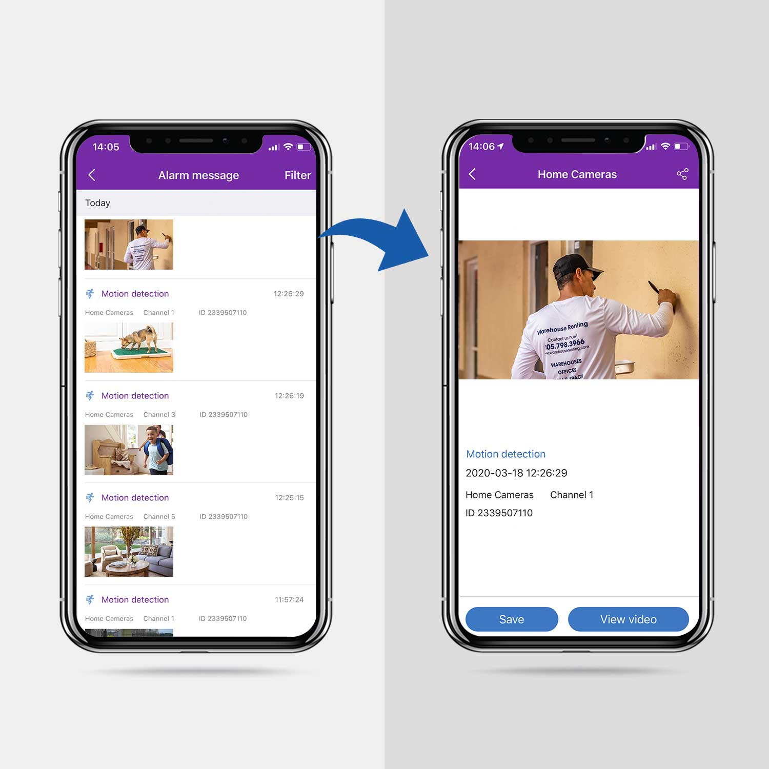 XMARTO 2K Auto-Track Rotation Wireless Security Camera WiFi AC Powered ...